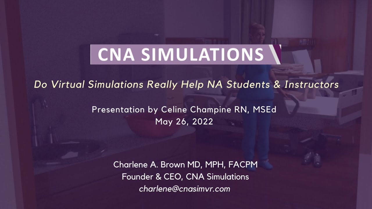 Do Virtual Simulations Really Help CNA Students & Instructors? - YouTube