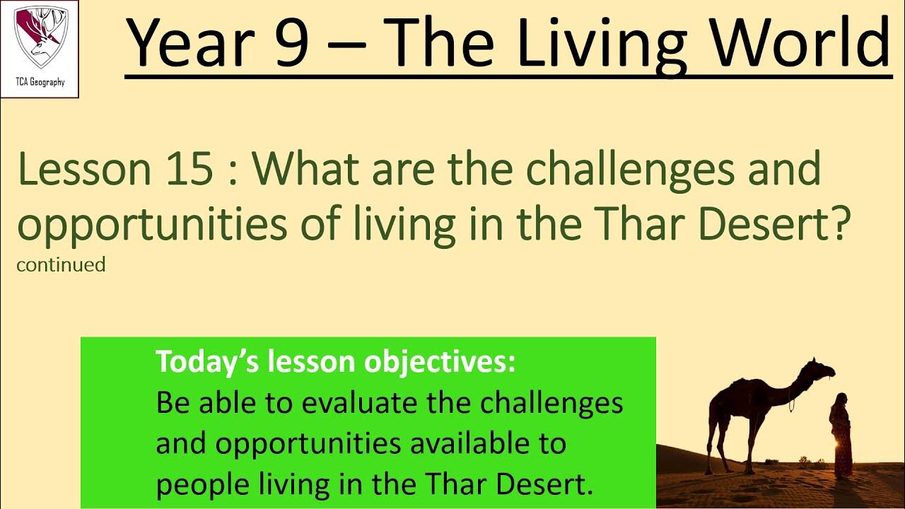 Year 9 The Living World Challenges & Opportunities of living in the ...