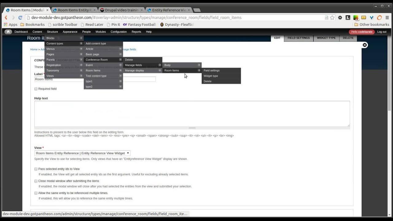 Drupal Entity Reference View Widget - Daily Dose of Drupal episode 175 - YouTube