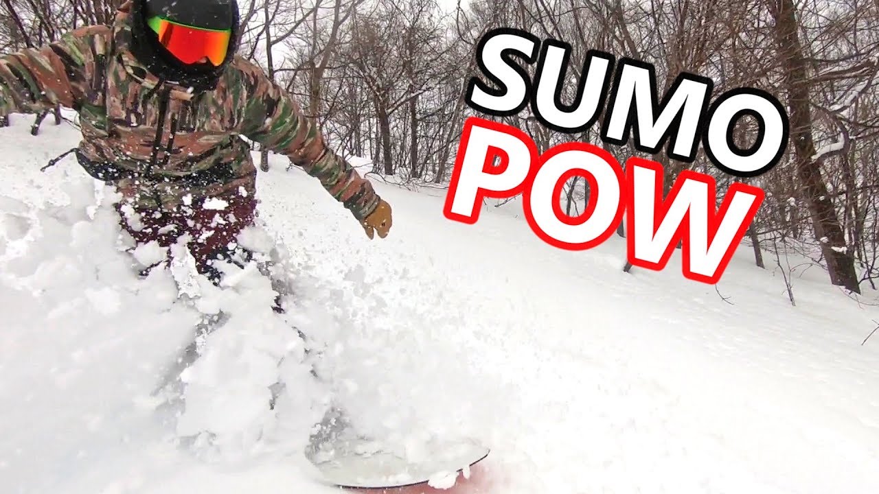 SUMO POW SNOWBOARDING IN JAPAN - YouTube