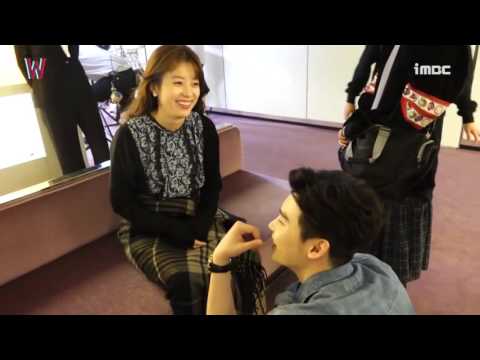 Behind the scene korean drama W Lee Jong-seok  Han Hyo-joo