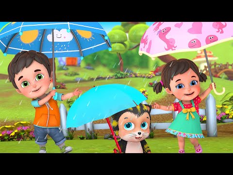 Barish Aayi Cham Cham Cham - Hindi Rhymes | बारिश आई | Hindi Nursery Rhyme for Children Jugnu kids