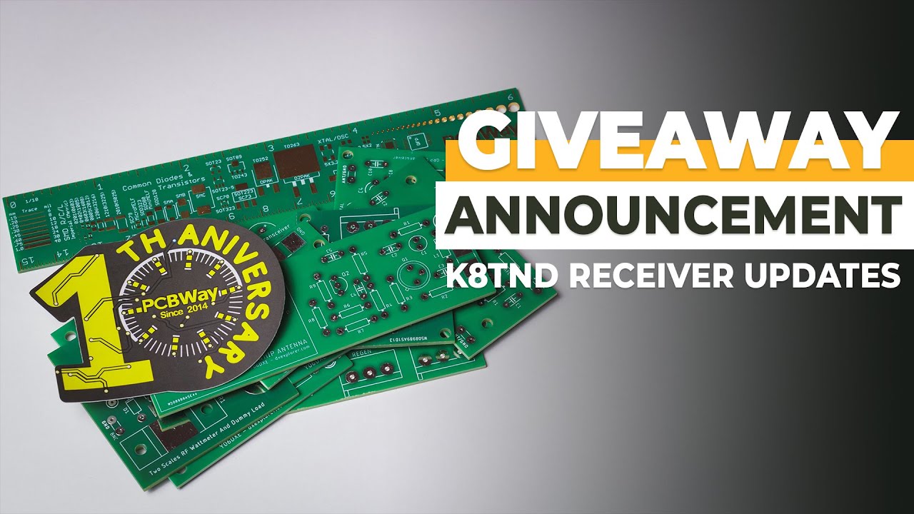5K GIVEAWAY Announcement / Finished K8TND VLF Sferics Receiver - YouTube