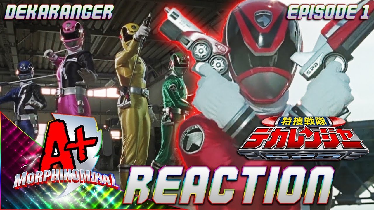 Tokusou Sentai Dekaranger Episode 1 REACTION - Rookie Red on the Scene ...