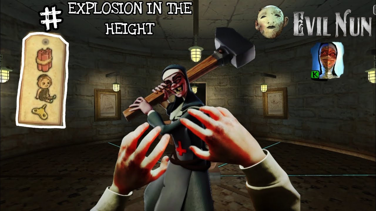 EVIL NUN : THE SCHOOL | EXPLOSION IN THE HEIGHT | SCARY HORROR NUN | ZUKATA GAMEPLAY - YouTube