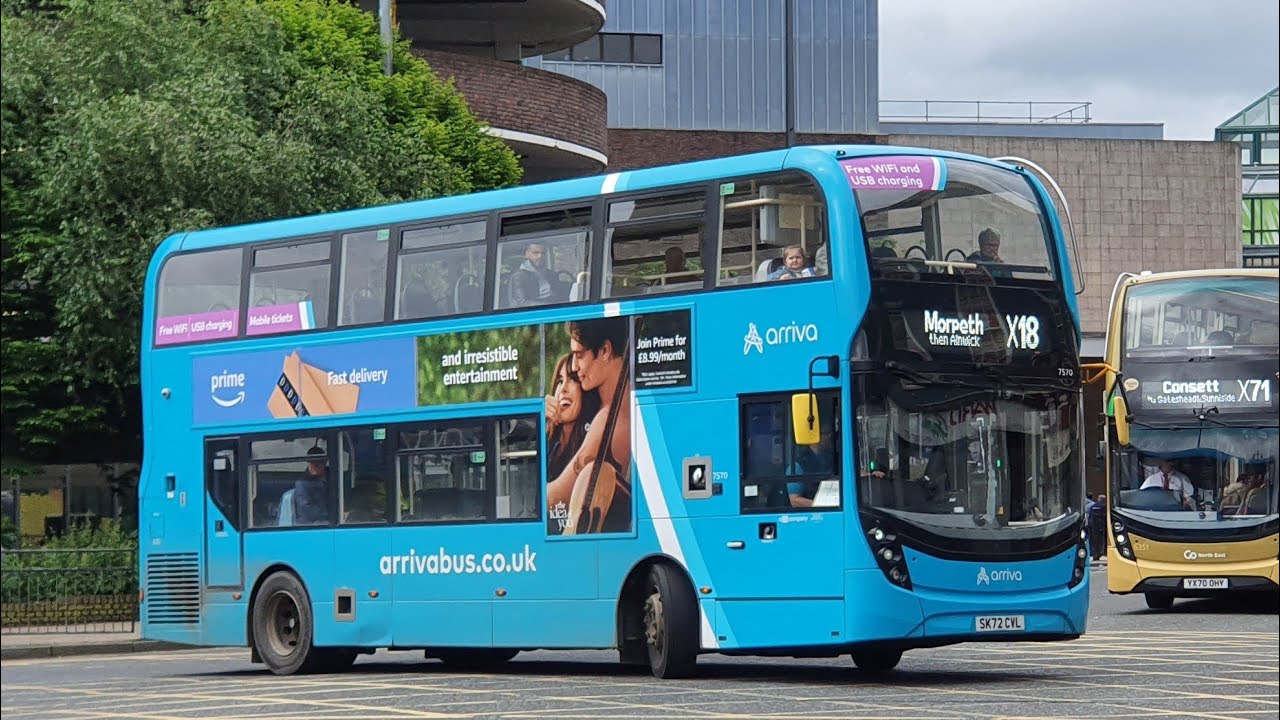 Journey on Route X18 | SK72CVL/7570 - Arriva Northumbria: ADL E40D/ADL ...