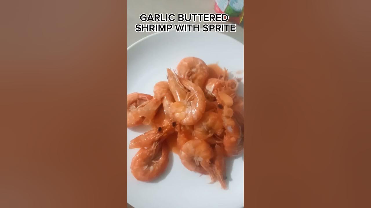 How to cook Buttered Garlic Shrimp with sprite / Pinoy Easy Recipes - YouTube