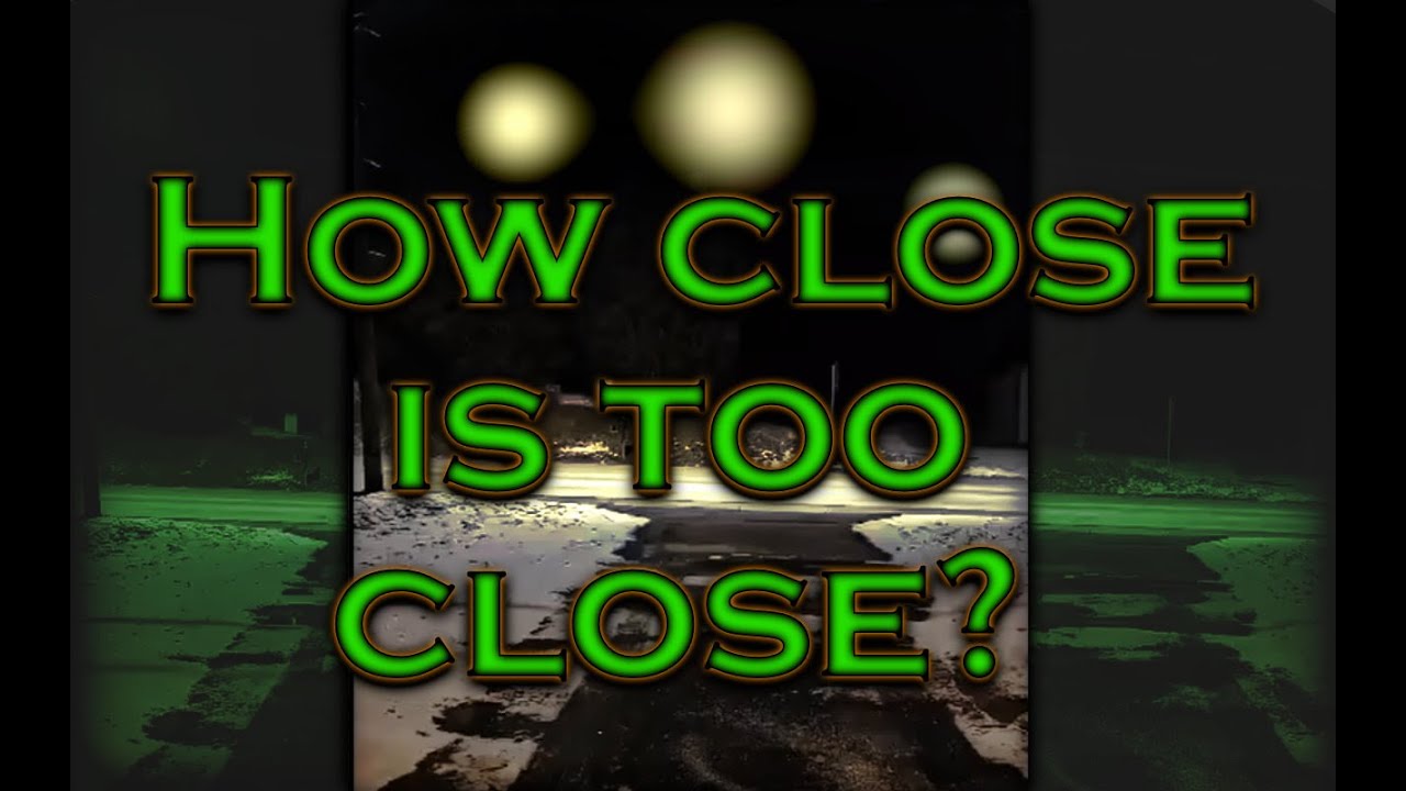 Creepy encounter. How close is too close? - YouTube
