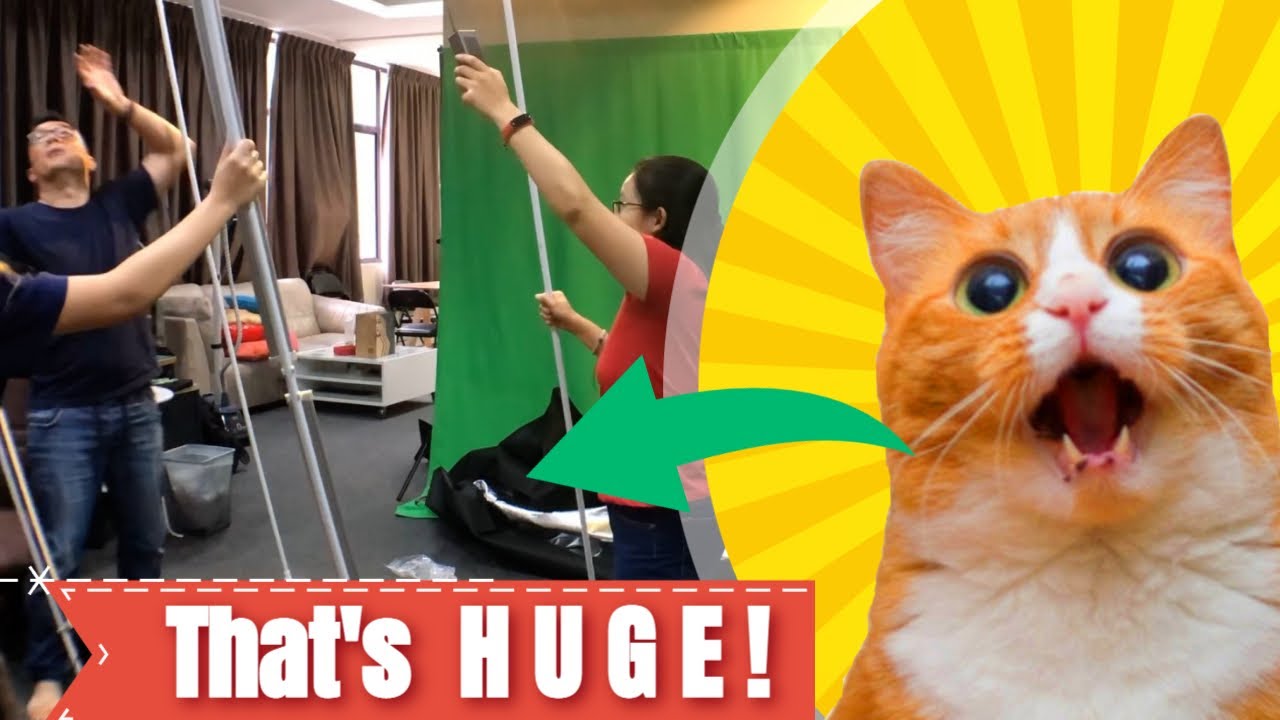 Setting up a human size portable photo booth - YouTube