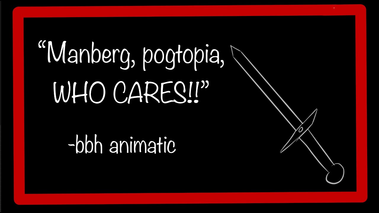 “Manberg, Pogtopia, who cares!” Dream SMP-BBH animatic - YouTube