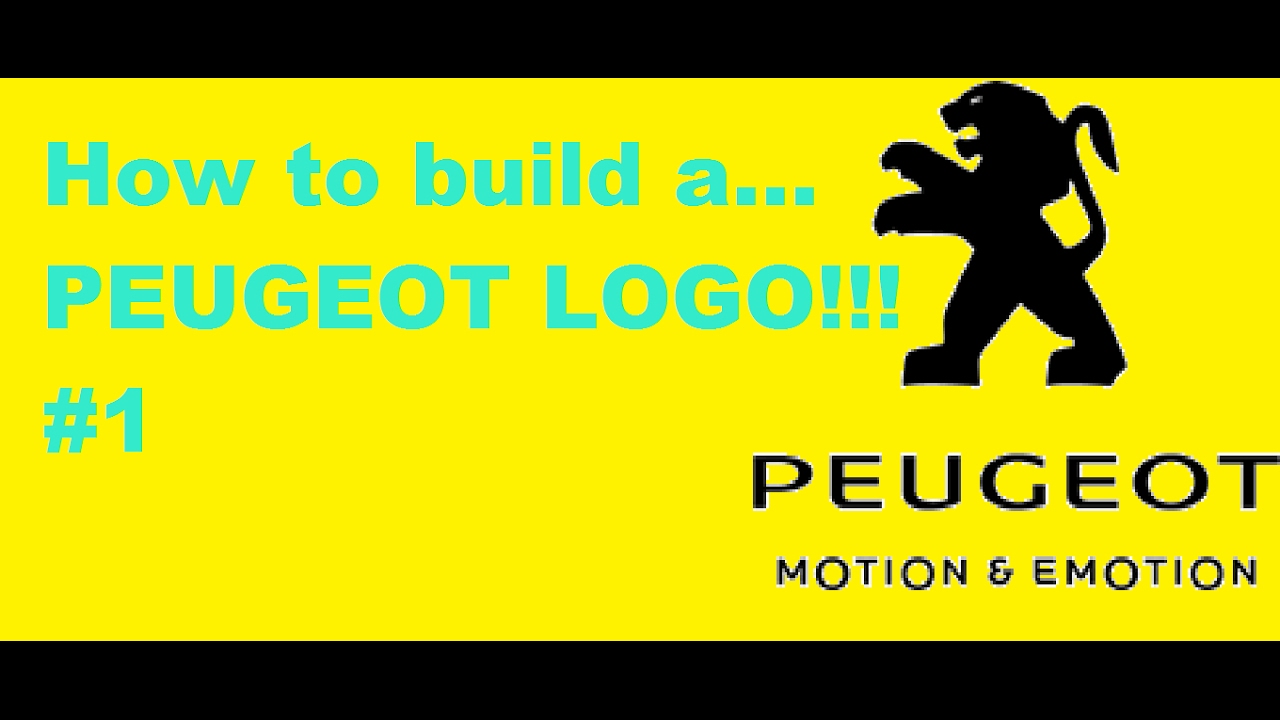 Minecraft pixel art tutorial/ how to make the Peugeot logo - YouTube