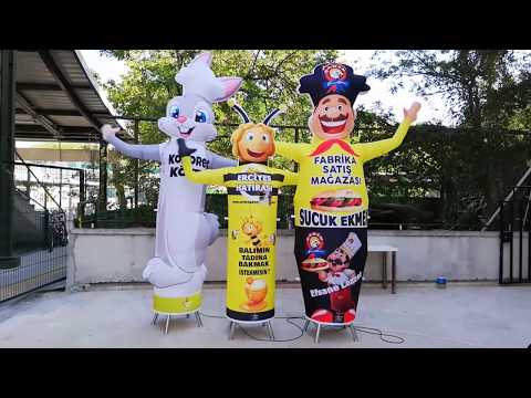 Gel Gel Balon Maskot Adam Üreticiden %100 TürkMalı