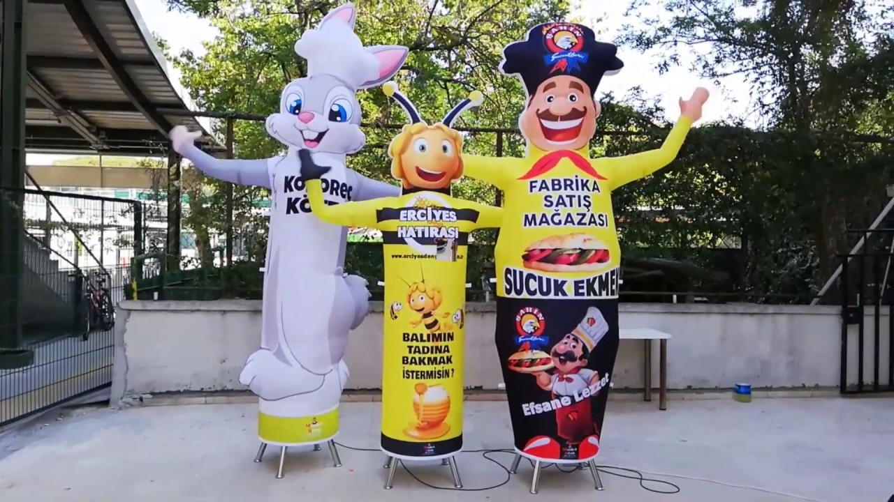 Gel Gel Balon Maskot Adam Üreticiden %100 TürkMalı - YouTube