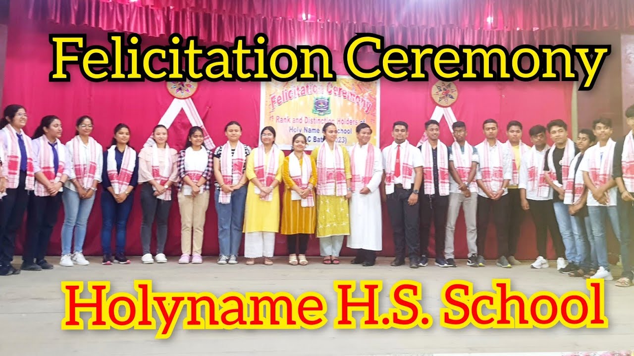 Felicitation Ceremony # successful students #students life - YouTube