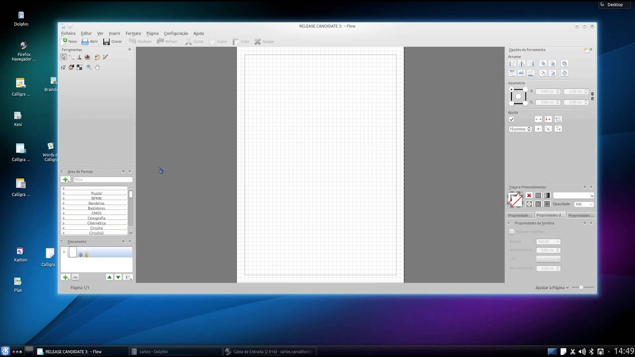 Calligra suite 2.6 RC3 - YouTube