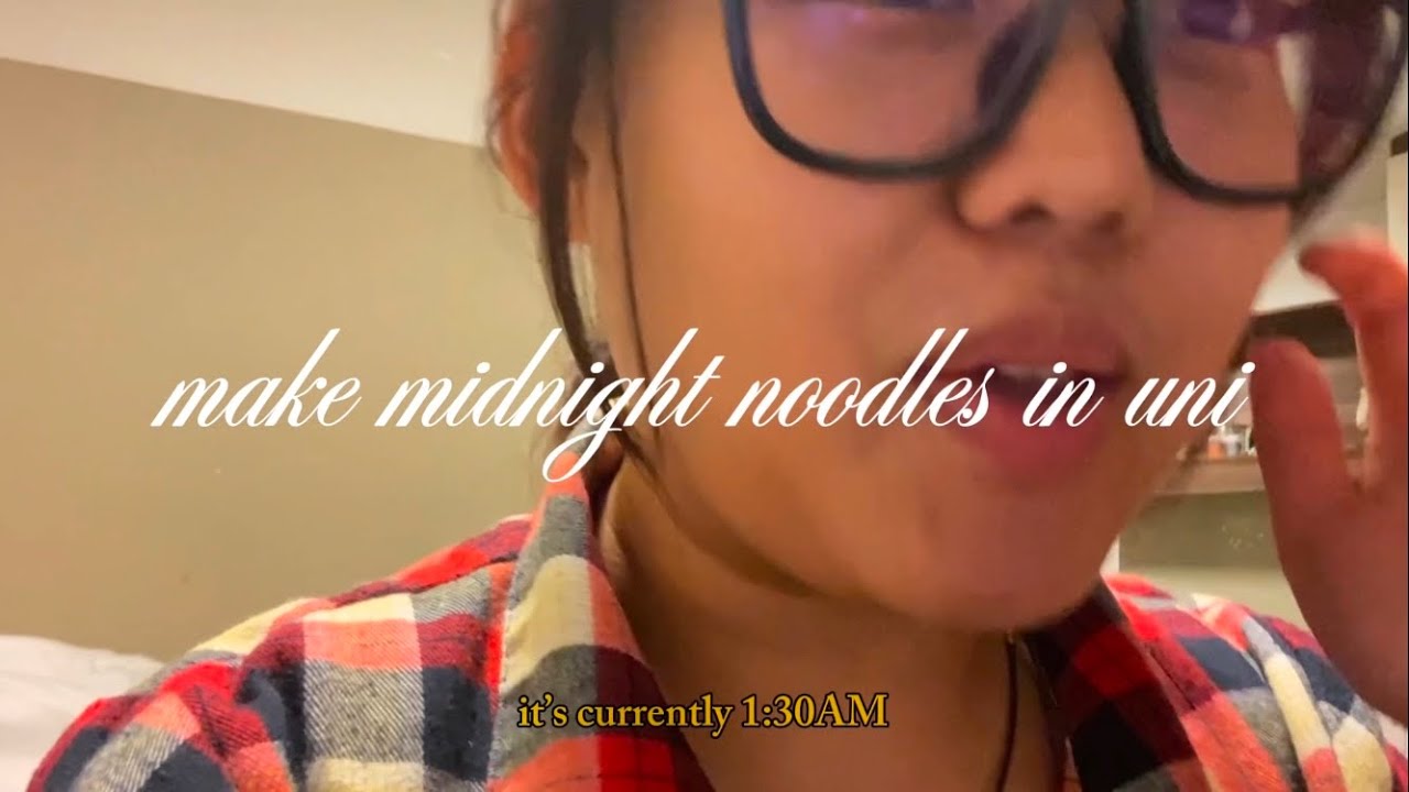 making midnight noodles - YouTube