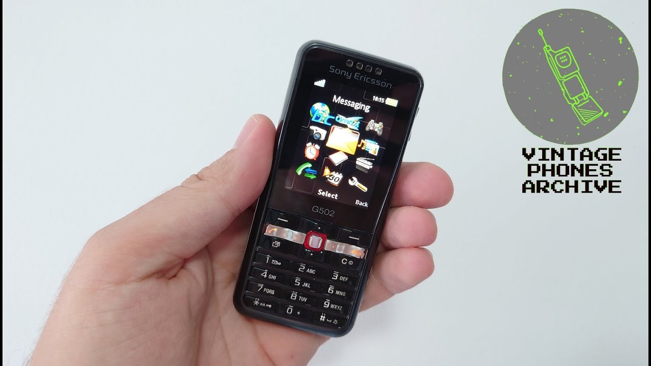 Sony Ericsson G502 Mobile phone menu browse, ringtones, games ...