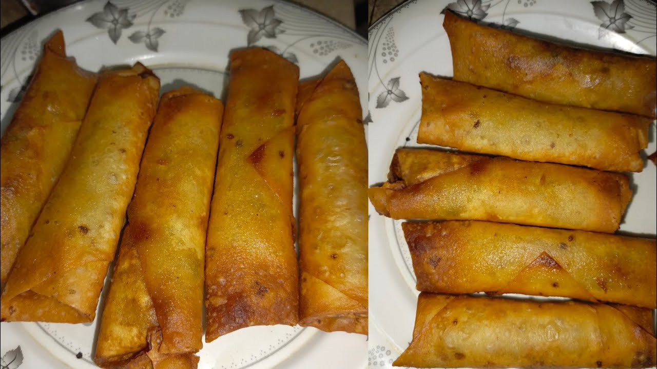 Ramadan Eid special healthy roll recpie spring roll tasty easy yummy ...