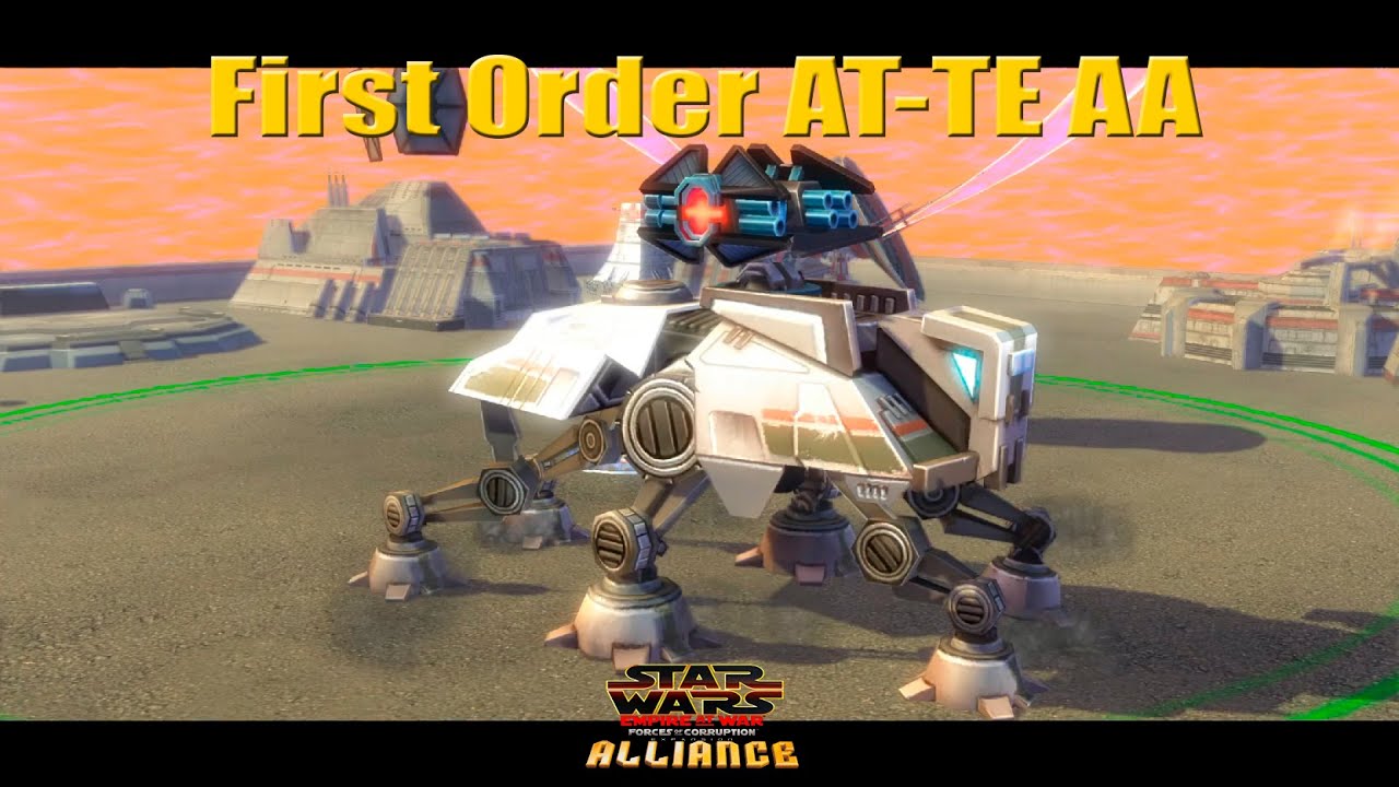 First Order ATTE AA - Star Wars Empire at War - YouTube