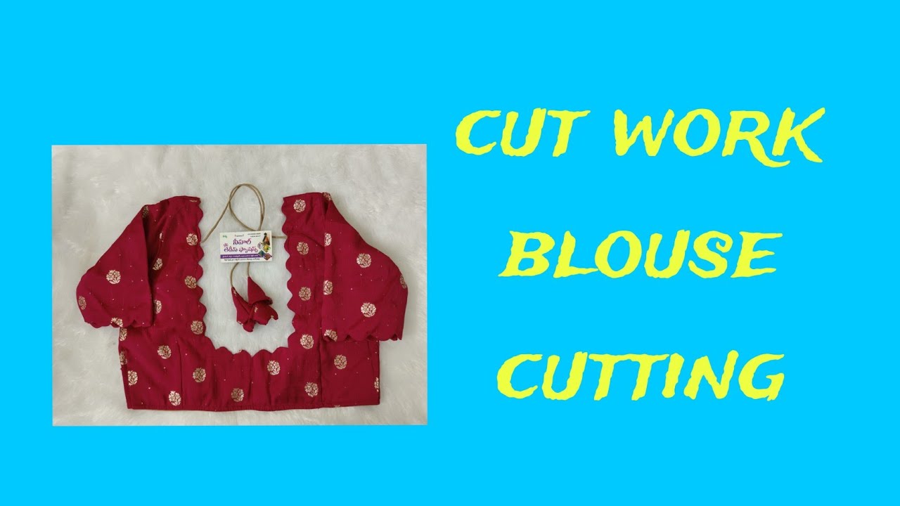 how to boutiqe style cut work blouse cutting #blousecutting # ...