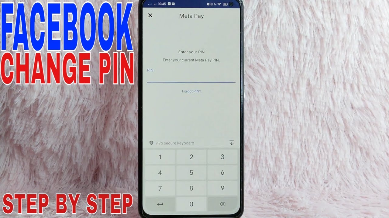 How To Change Pin To Confirm Payment On Facebook 🔴 - YouTube