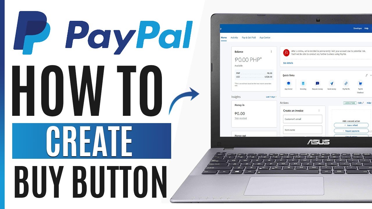 How to Create a Buy Button on Paypal (Quick & Easy) - YouTube