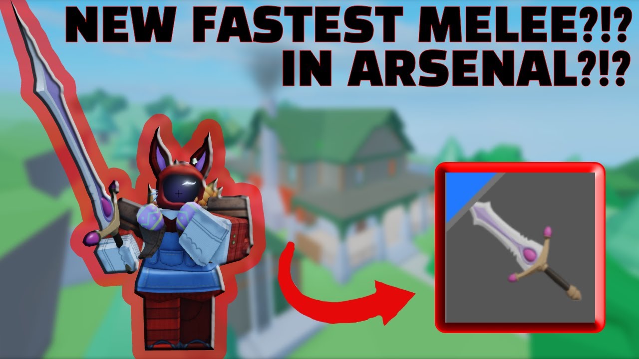 ROBLOX ARSENAL NEW FASTEST MELEE??! (PATCHED!!!!) - YouTube