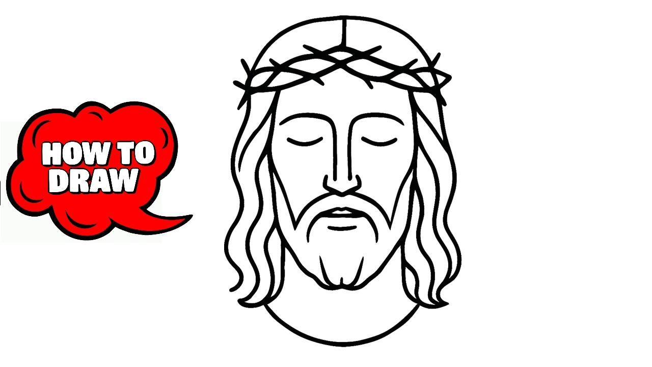 How to Draw Jesus (Easy Step-by-Step Tutorial for Beginners) - YouTube