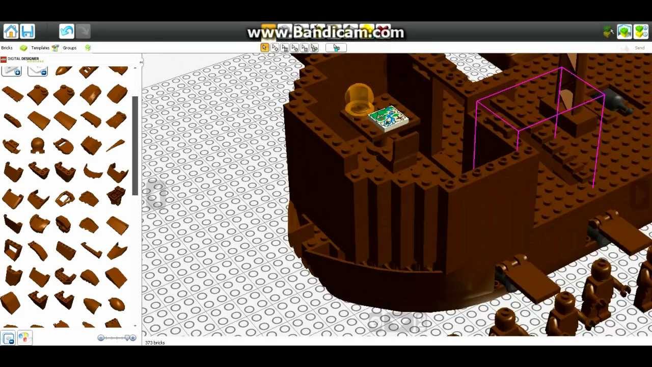 Строим корабль Бессмертный для Lego Online [Lego Digital Designer ...