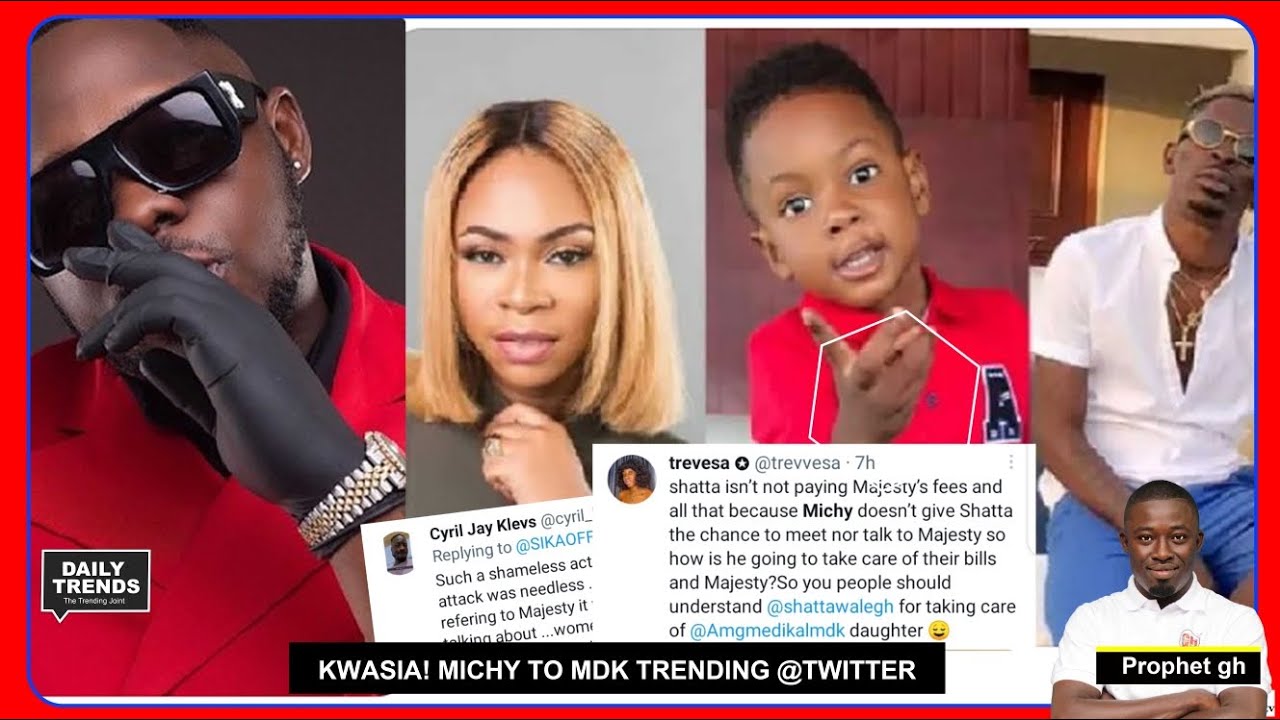 Kwasia! Shatta Michy beef MDK over Majesty school fees comment - YouTube
