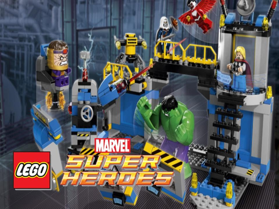 Lego Marvel Super Heroes: Hulk Lab Smash Set Review - YouTube