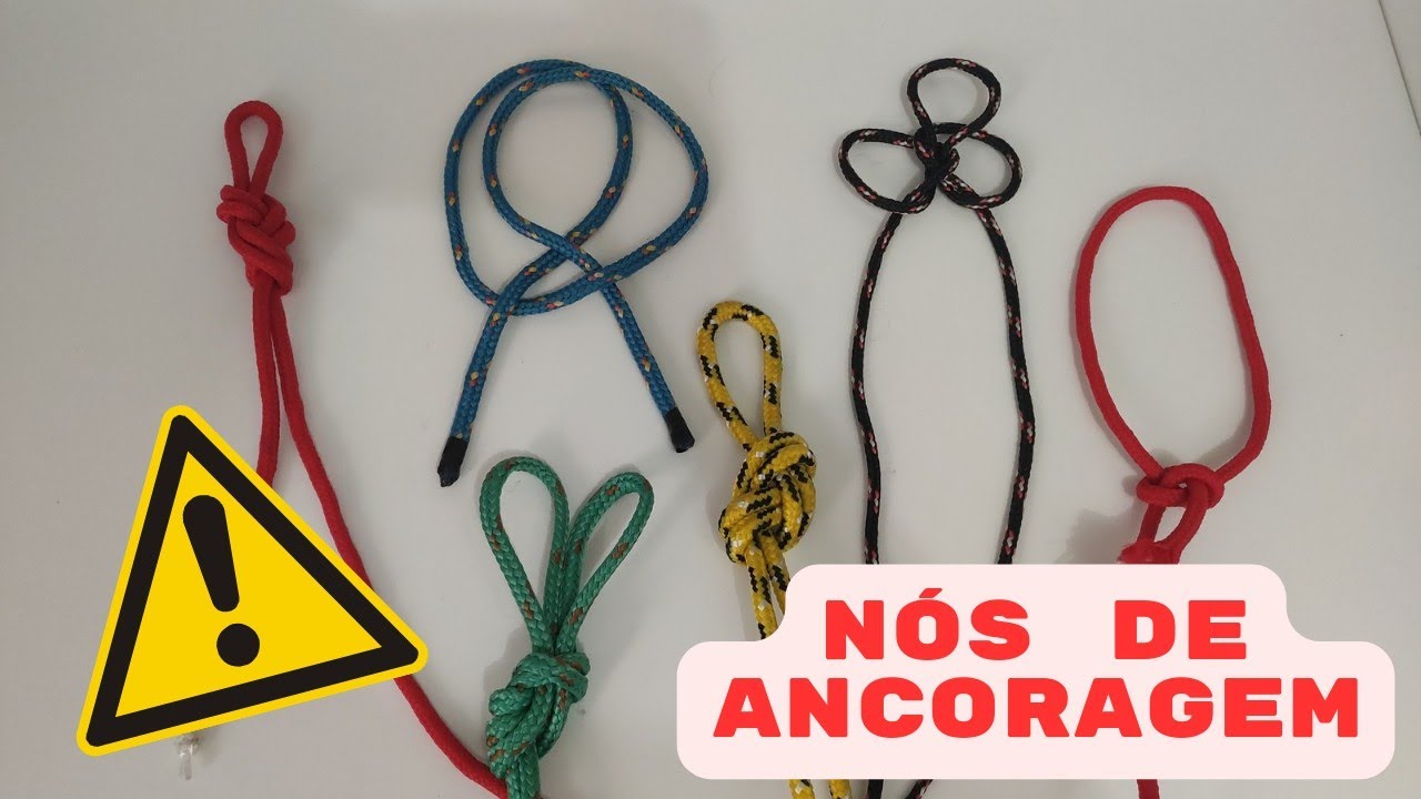 NÓS | Aprenda como fazer os principais nós de ancoragem para acesso por ...