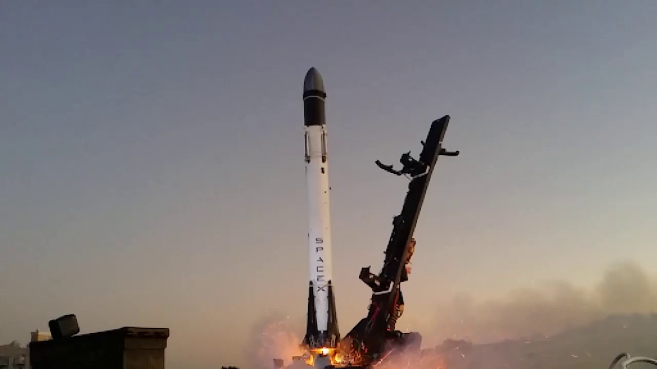 TVC Falcon 9 Core Stage Flight 7 Cinematic - YouTube