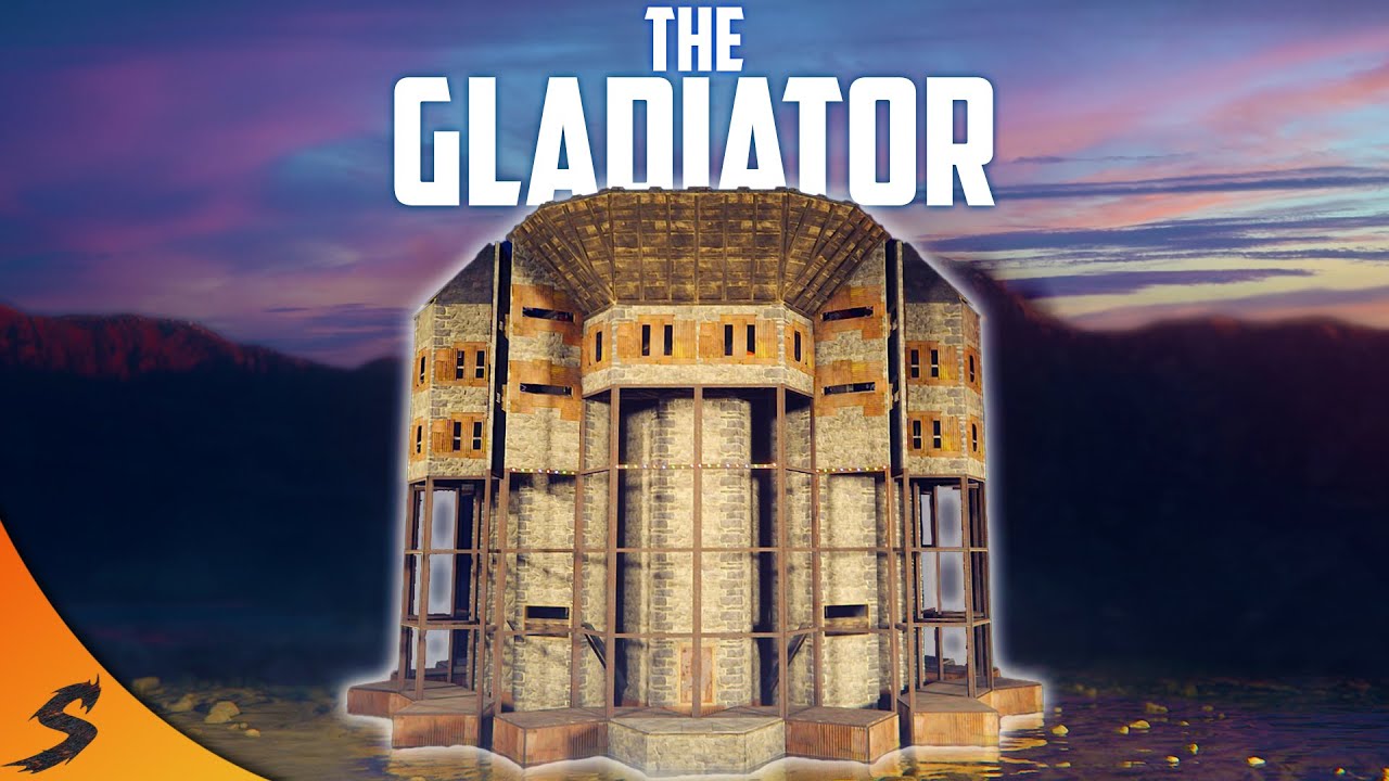 The Gladiator | 6-8 Man RUST Open Core + Wide Gap + Inner Peaks | 2022 ...