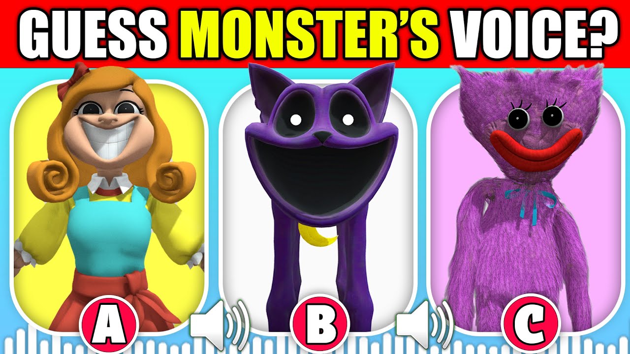 Guess the Monster's Voice | Poppy Playtime Chapter 3 | Smiling Critters ...