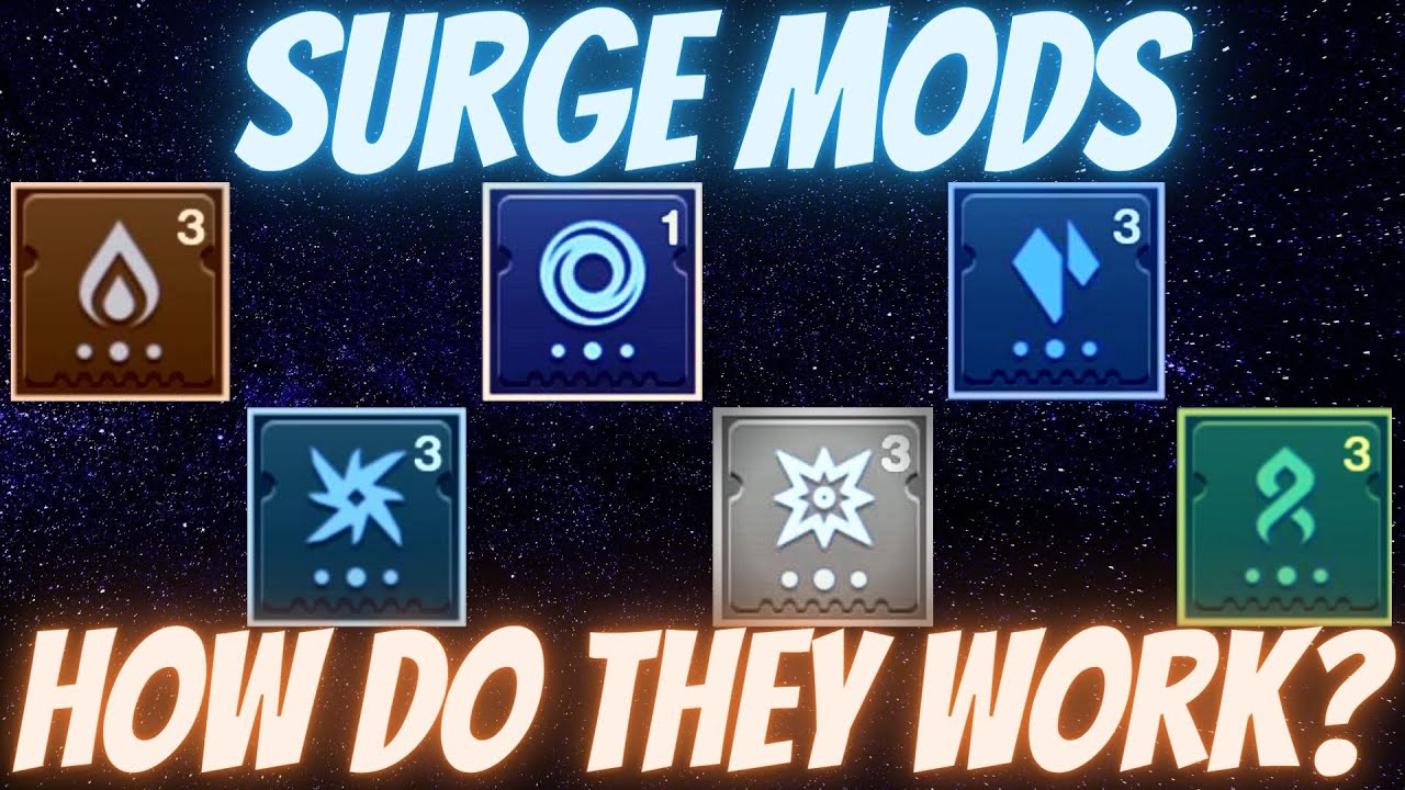Everything You Need To Know About Weapon Surge Mods - YouTube