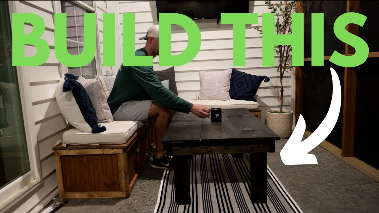 EASY Coffee Table DIY - YouTube
