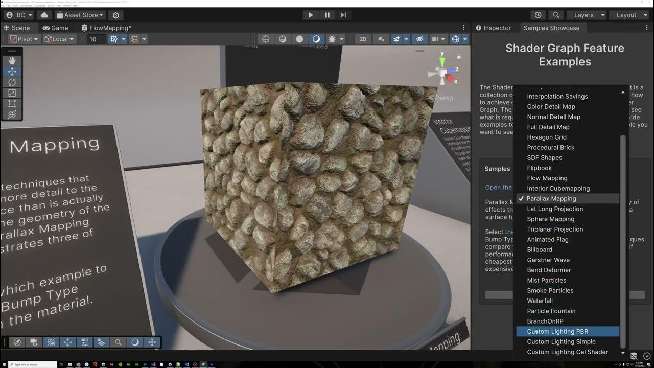 Shader Graph Learn with Feature Examples Tutorial - YouTube