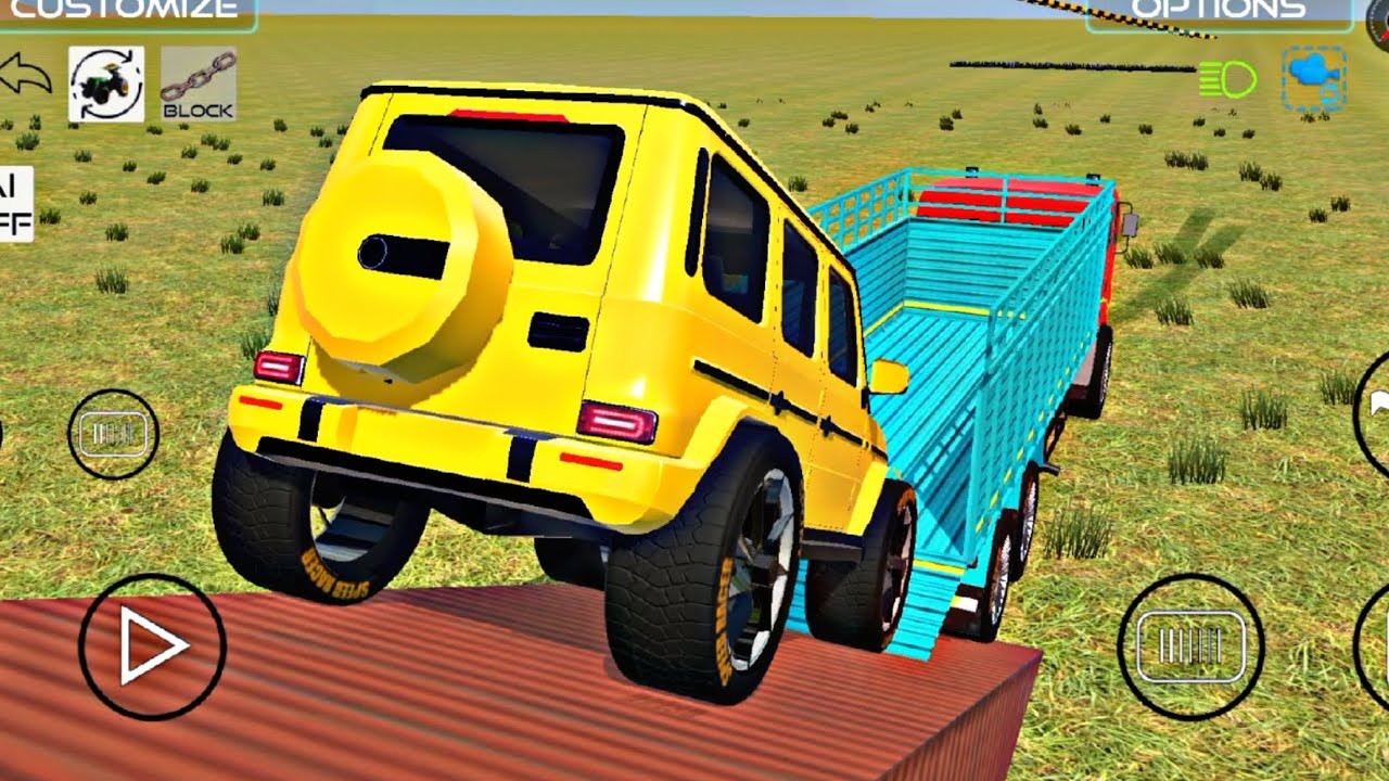G wagon load truck and unloading Indian Vichele Simulator 3D game 😱 ...