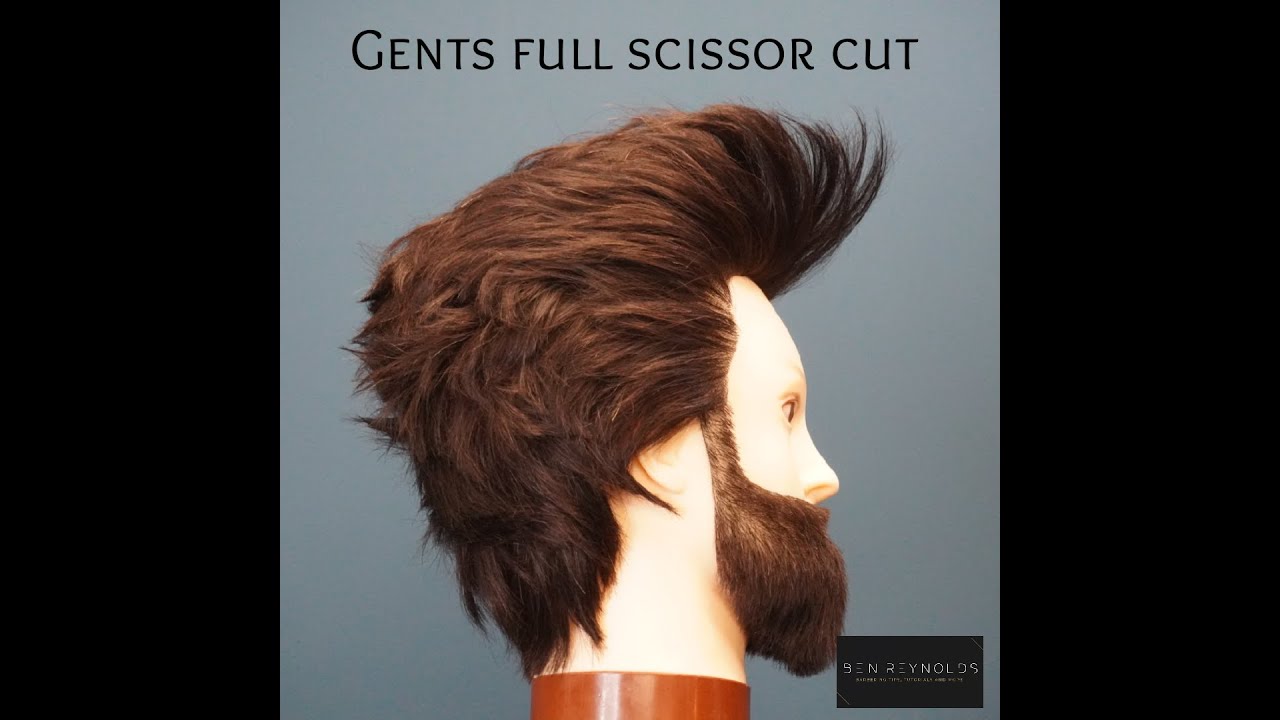 How to cut square layers | Gents full scissor cut | Must see!! | Step ...