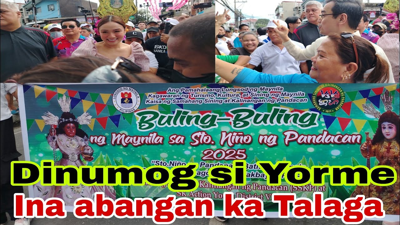 Nagkagulo pagdating ni Yorme sa Buling Buling Fiesta sa Pandacan ...