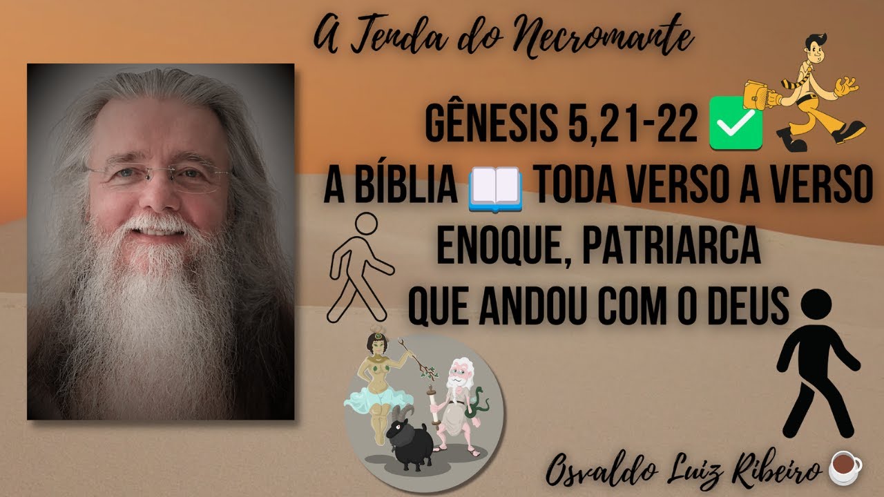 1088. Gênesis 5,21-22 A Bíblia📖toda verso a verso. Enoque, patriarca ...