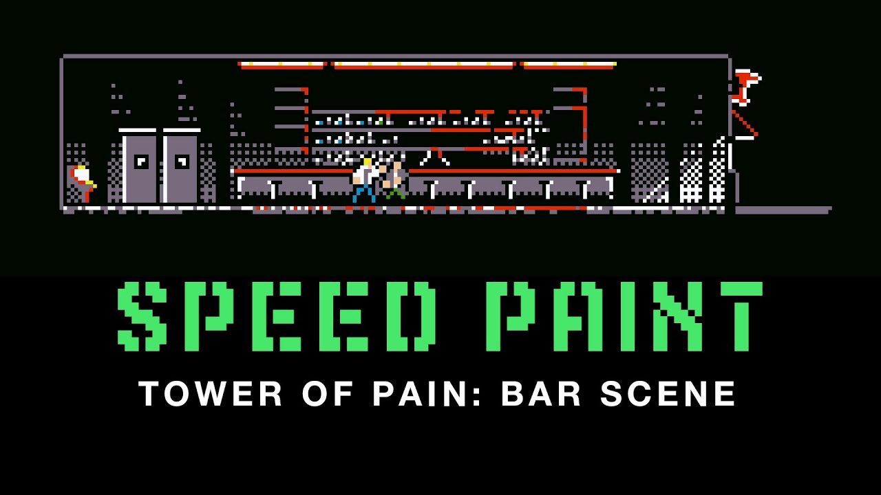Tower Of Pain - Speed Paint - Bar Scene - YouTube