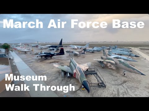 March AFB California - USAF Museum with a Lockheed SR-71 Blackbird s/n ...