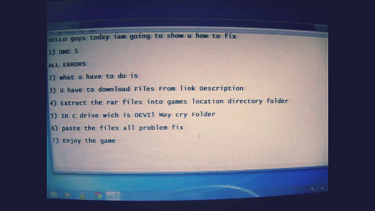 How to fix Devil may cry 5 errors PART-1 - YouTube