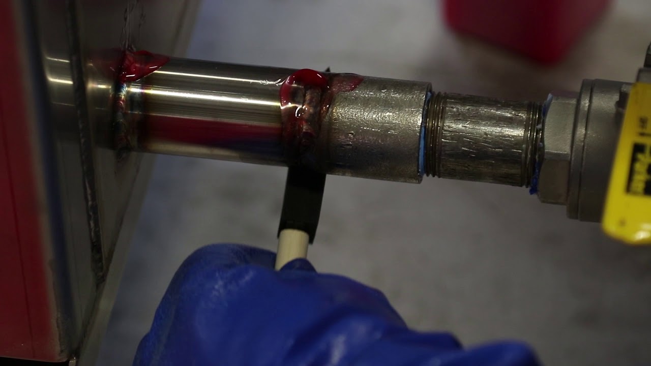 Pickling Steel | Gel Application for Spot Treatment of Welds - YouTube