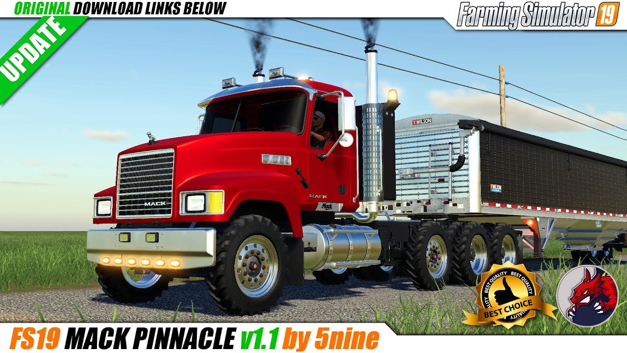 FS19 | MACK PINNACLE v1.1 - review - YouTube