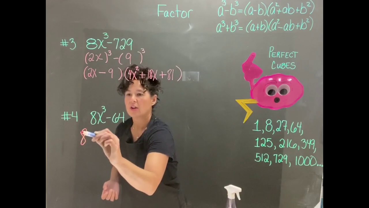 Factoring Sum of Cubes and Difference of Cubes (Part 2 of 2) Maths ...