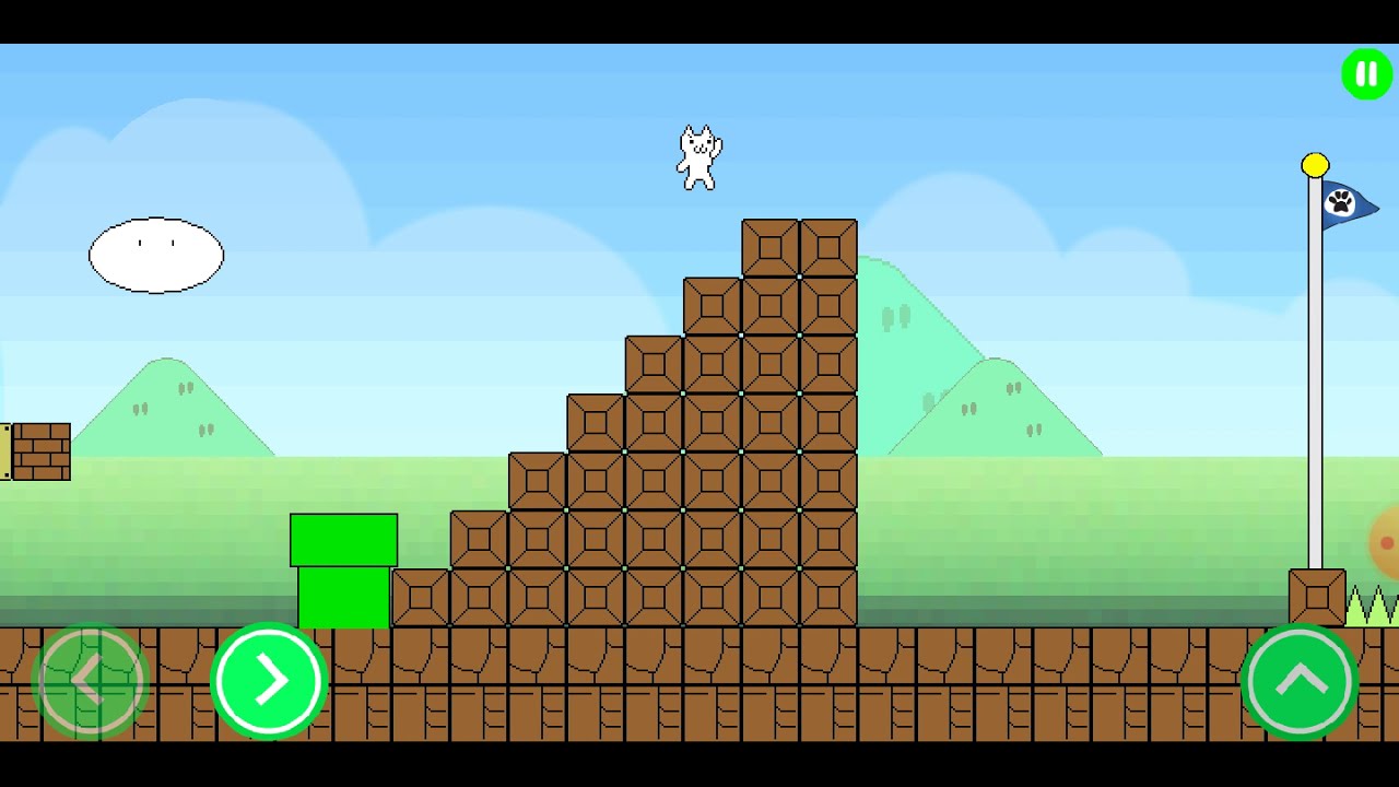 Syobon action/Mario cat #1 - YouTube