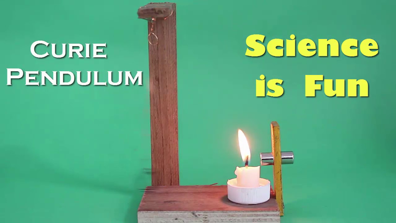 Curie point magnet n magnetic material - YouTube